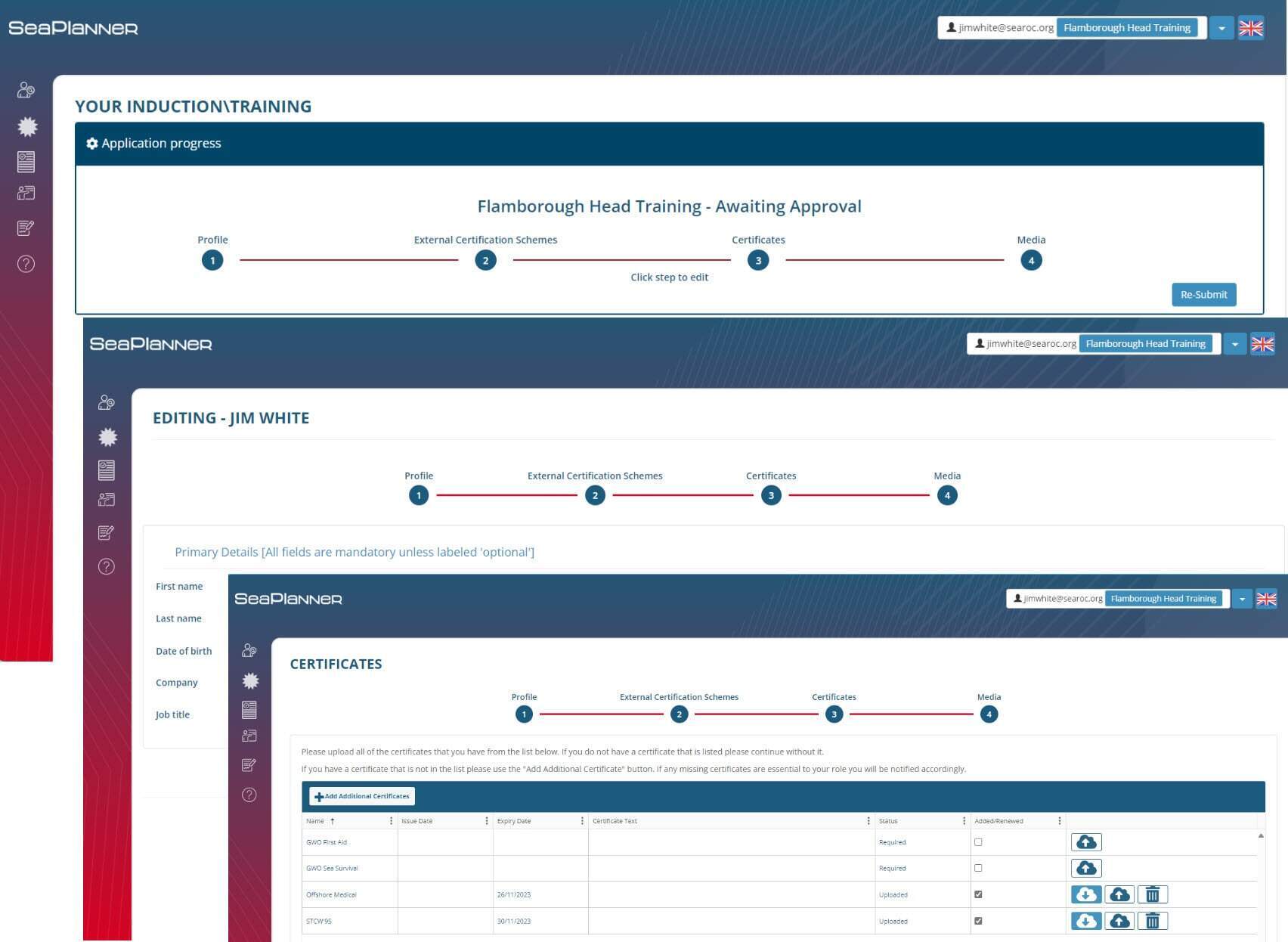 SeaPlanner Marine Management System (MMS)