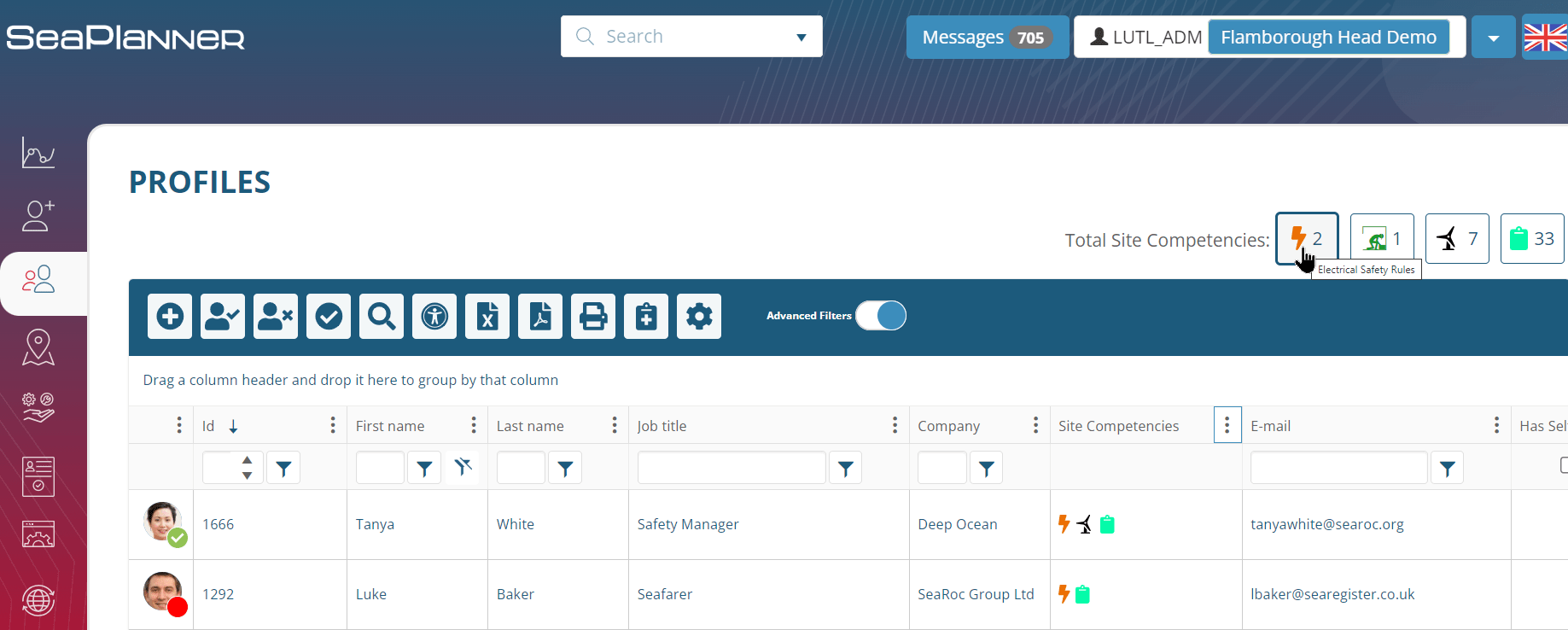 SeaPlanner Marine Management System (MMS)