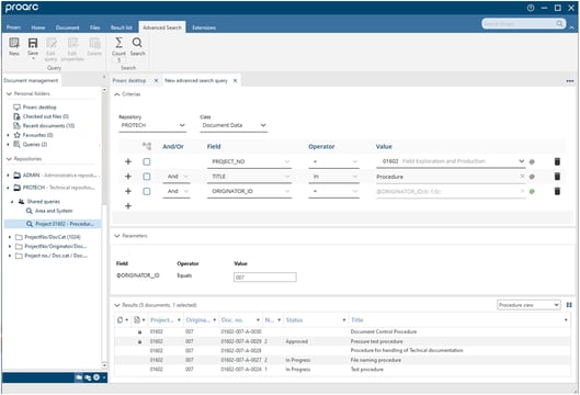 Proarc 7.2 Feature Pack 2 – Advanced Search & Copy Documents