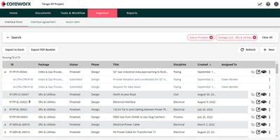 Interface Management for Engineering and Construction Projects