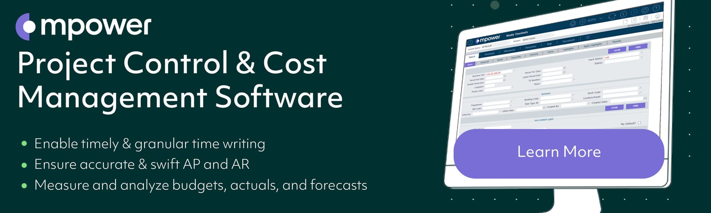 What's New for Mpower Project Control and Cost Management?