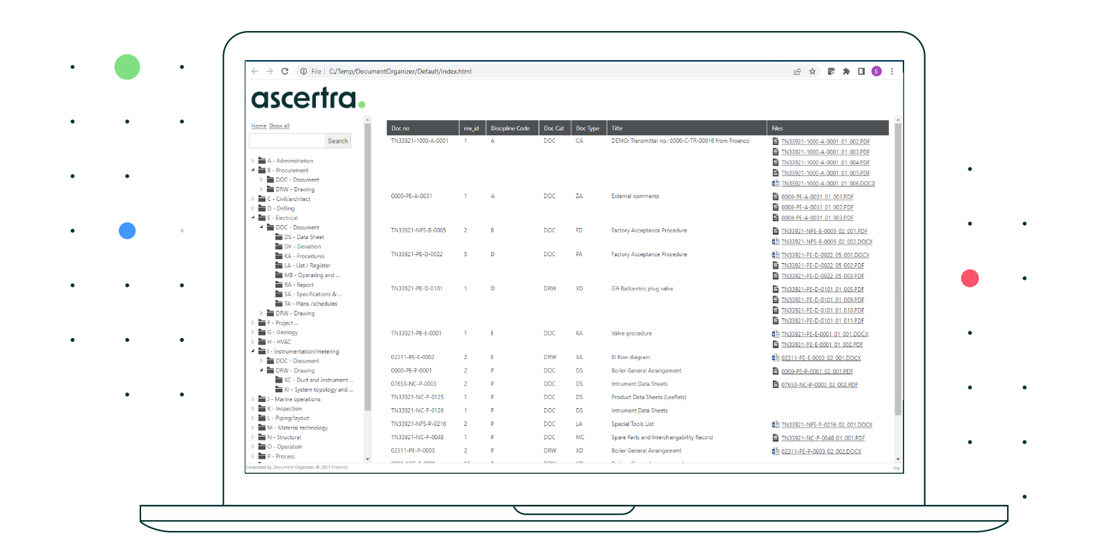 Proarc Document Organizer | Document Publishing | Contract Closeout