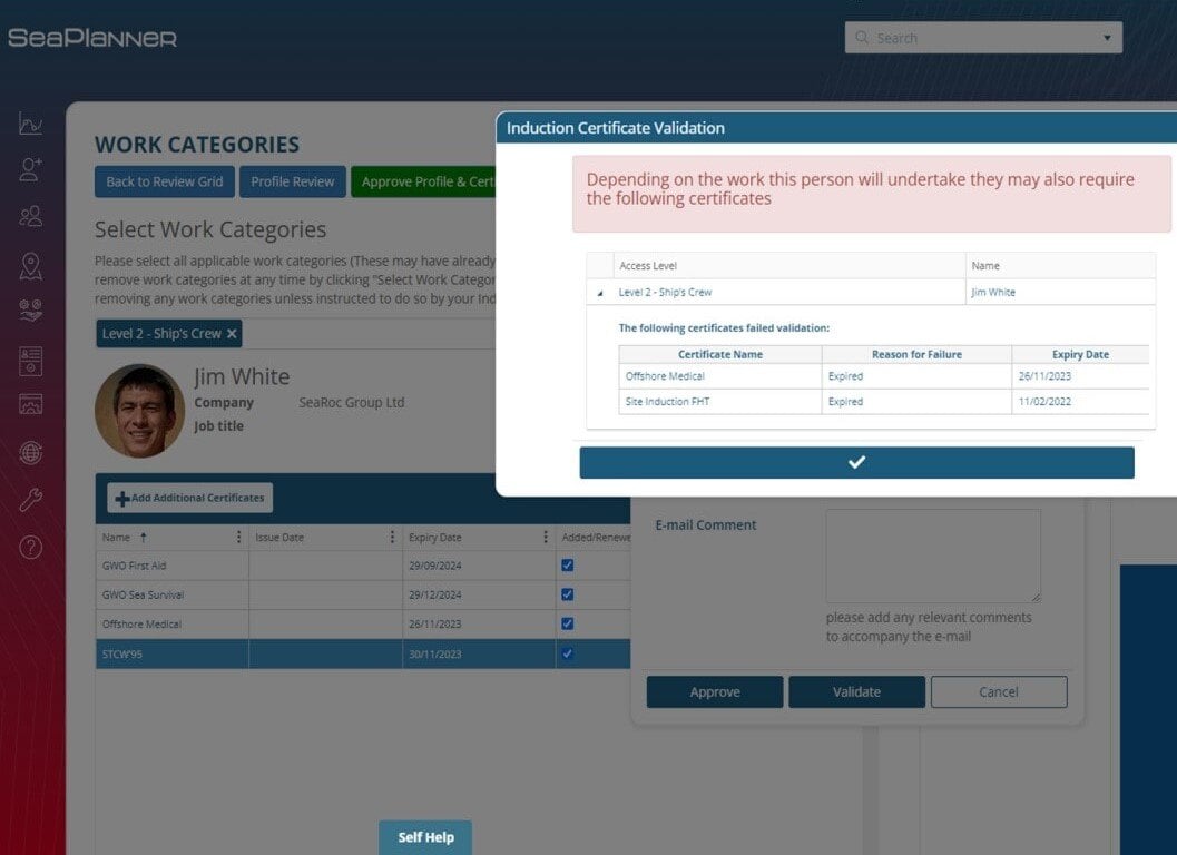 SeaPlanner Marine Management System (MMS)